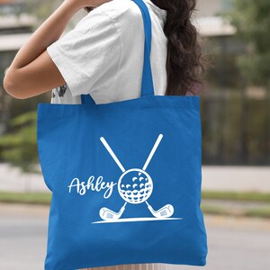 Personalized Golf Tote Bag, Golfer Gift Bag, Golf Lovers Gift, Golf ...