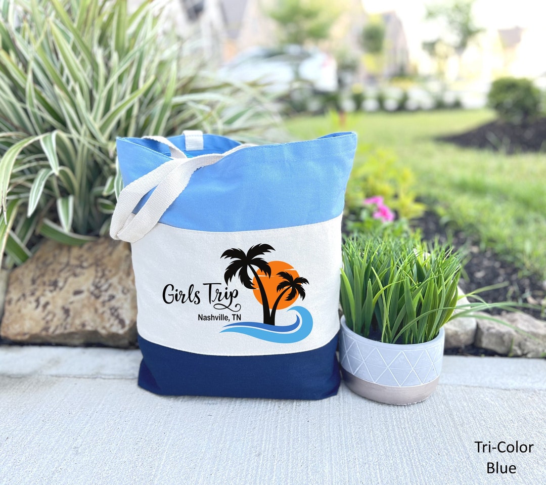 Personalized Girls Trip Bag, Girls Travel Bag, Girls Trip Gift, Girls ...