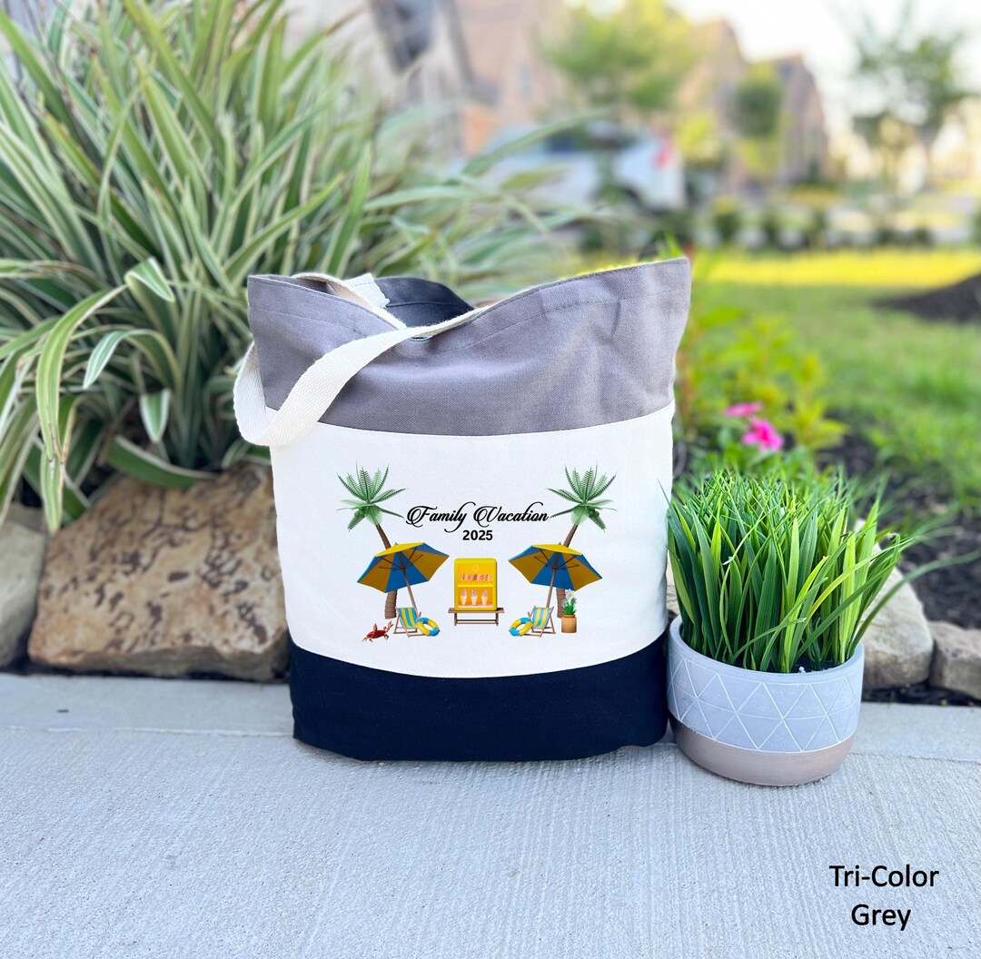 Custom Family Vacation Bag, Personalized Family Vacation Bag, Family ...