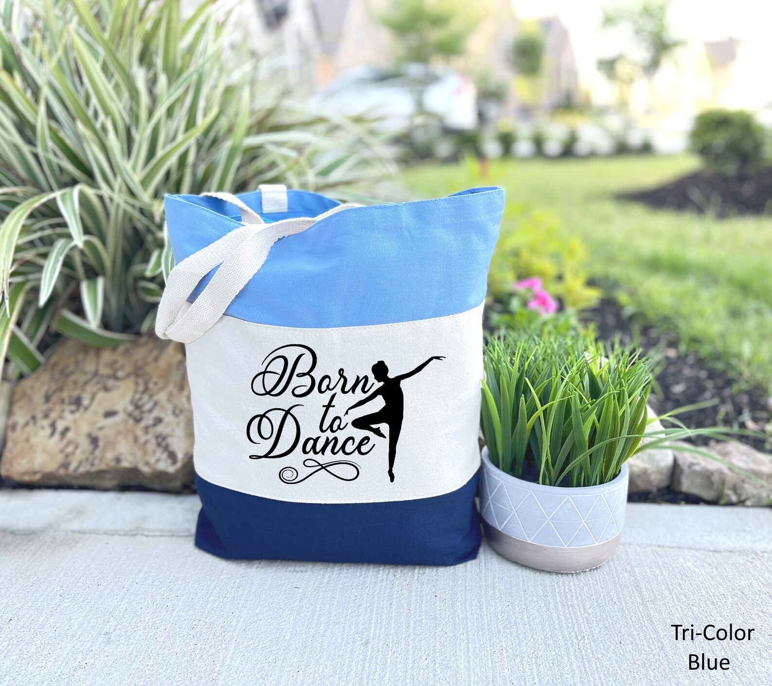 Born to Dance Tote Bag, Dancer Bag, Ballerina Bag, Ballet Bag, Dancer ...