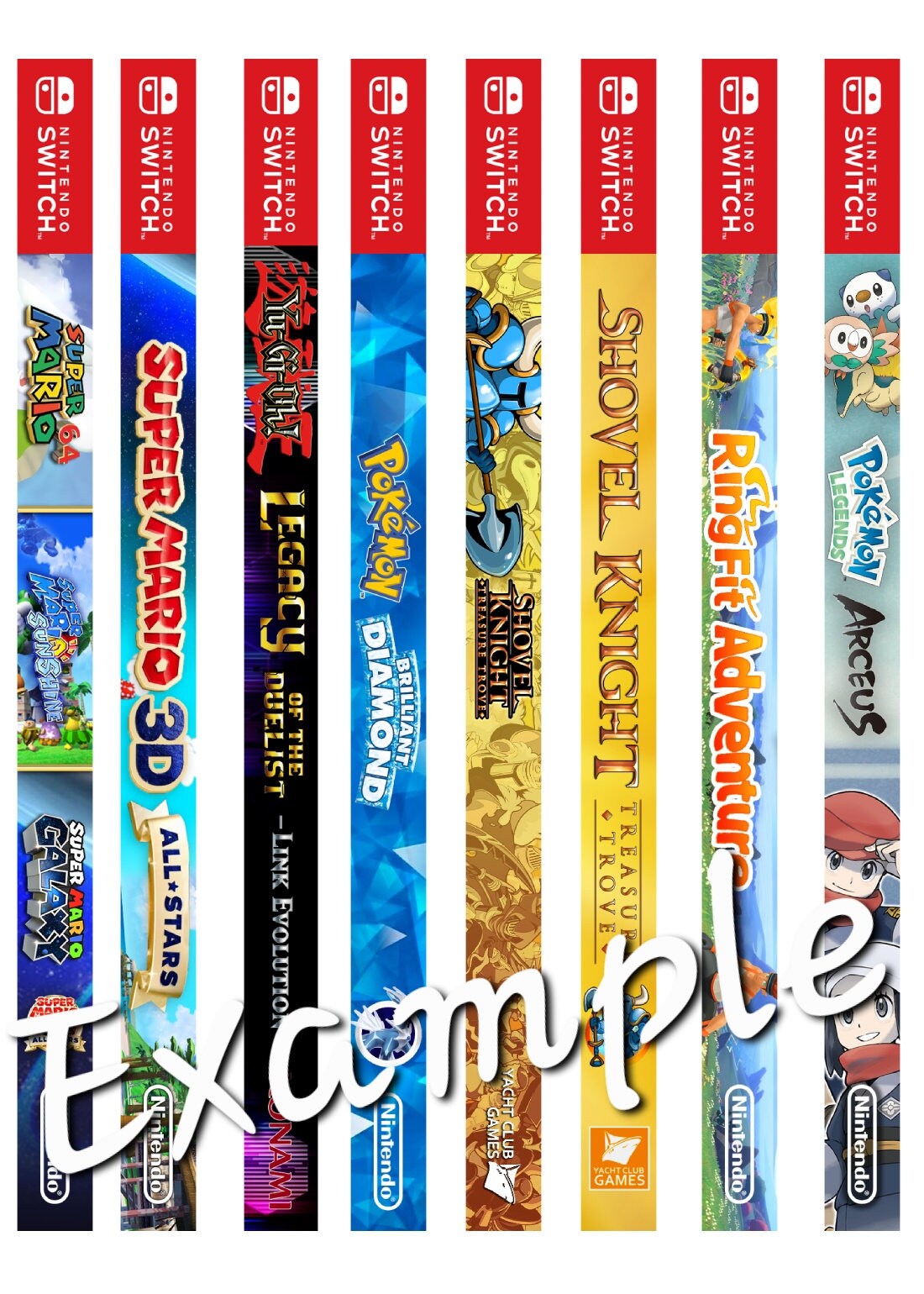 Custom Nintendo Switch Spine Inserts - Etsy UK