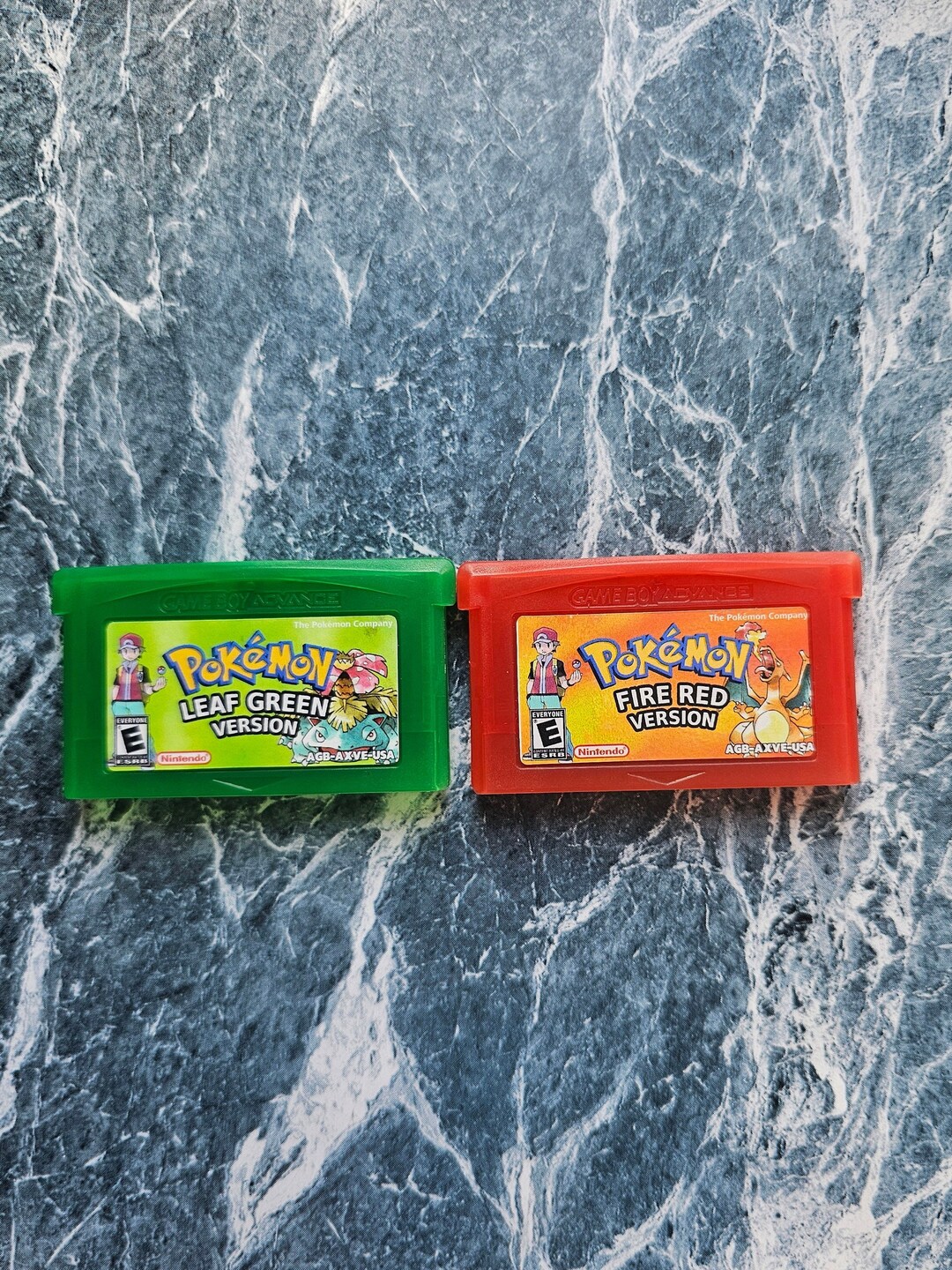 Pokémon Leaf Green & Fire Red Custom Cartridge Labels labels Only - Etsy