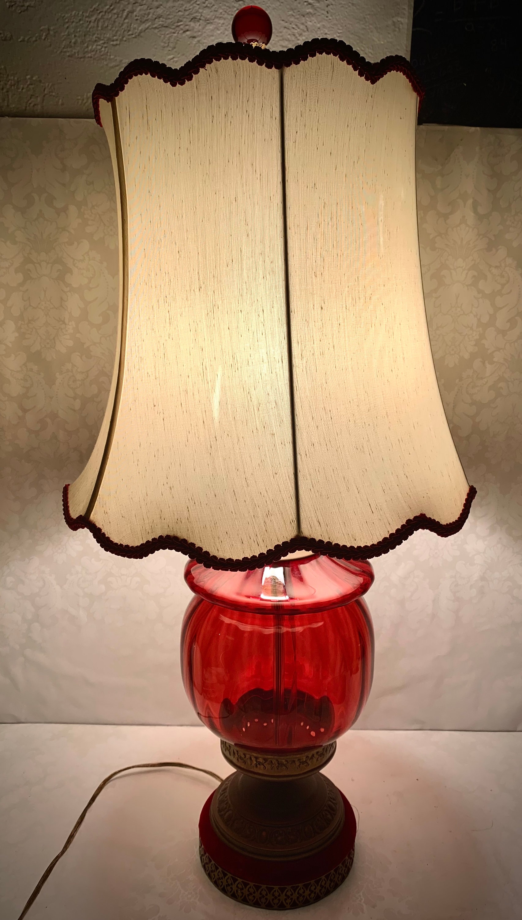 Antique 1800s Victorian Table Lamp Converted From Oil to Electric ...