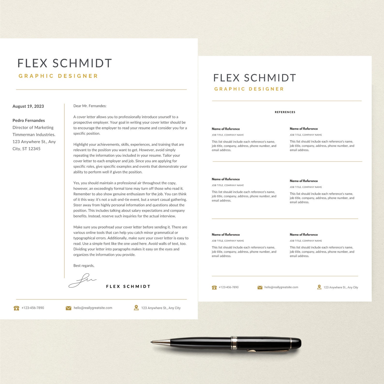 Competent Profile Application Layout, Resume Template, Canva Template ...