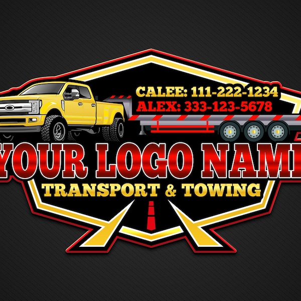 Trucking Company Logo Hotshot - Etsy