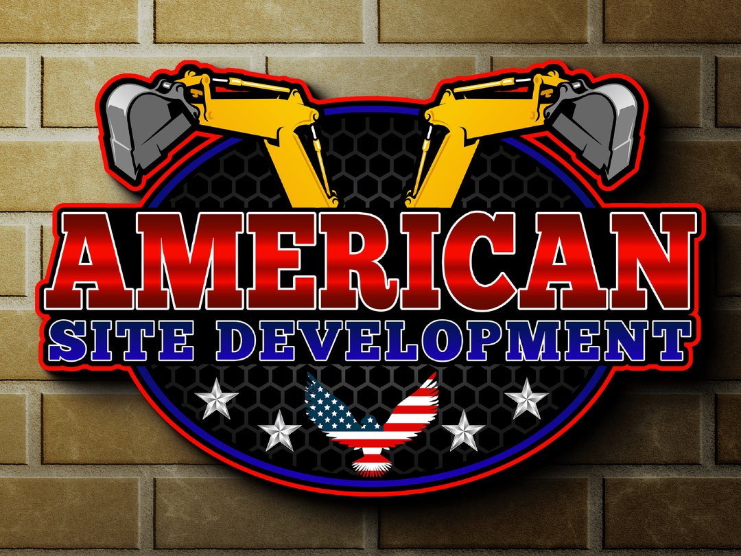 Excavator Heavy Equipment Construction Logo Earth Digging Logo Skid ...