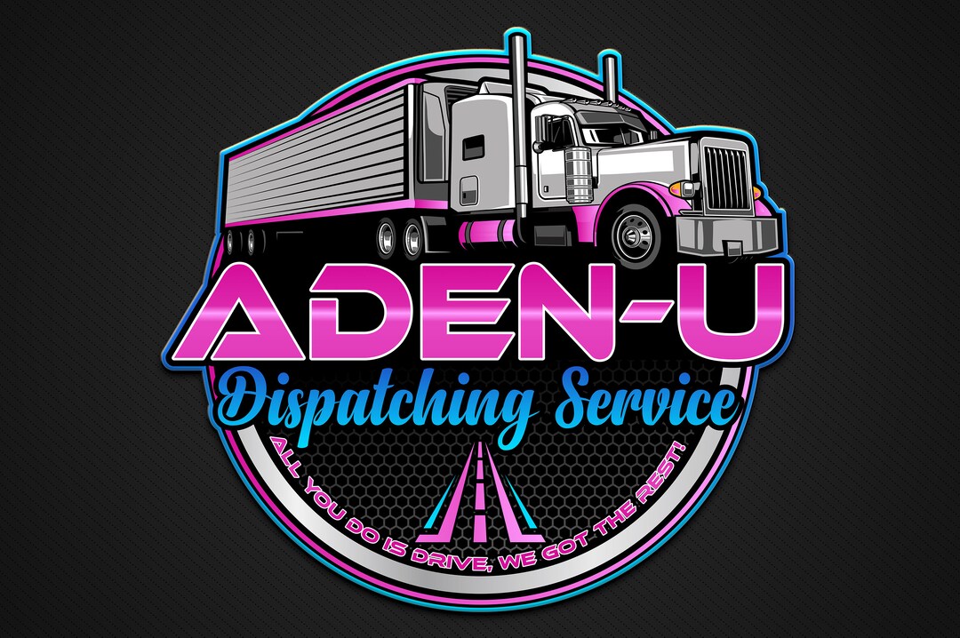Transport Trucking Towing Logistics Dispatching Logo With Printable ...