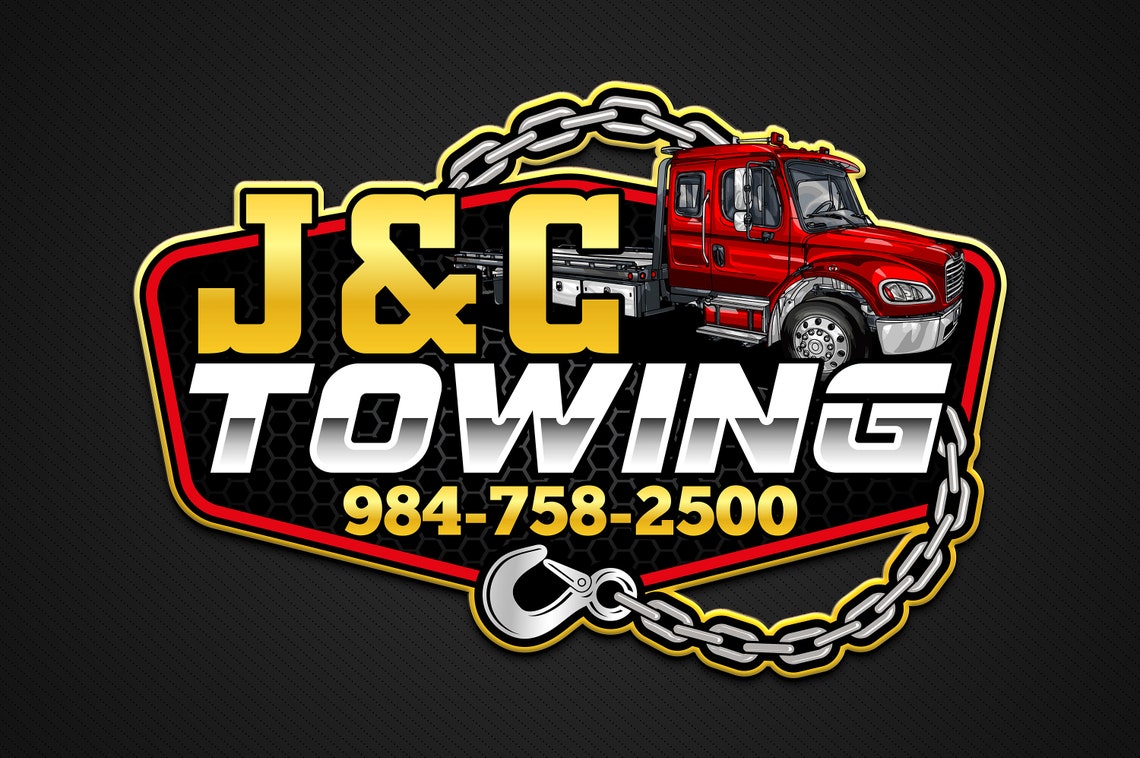 Towing Truck Logo, Roadside Assistance Logo, Towing Chain Svg, Tow ...