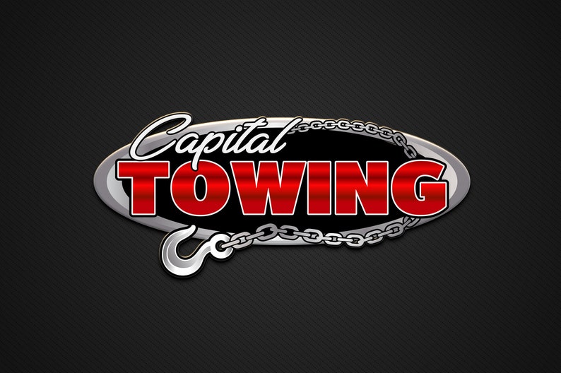 Towing Truck Logo Towing Logo Template Towing Chain Svg Tow - Etsy