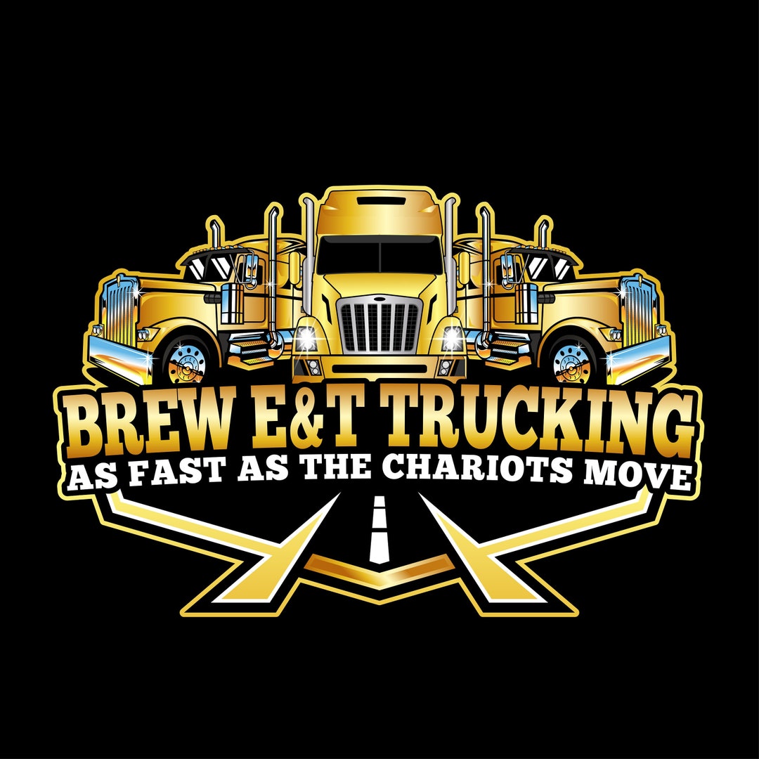 Transport Trucking Towing Logistics Dispatching Logo With Printable ...