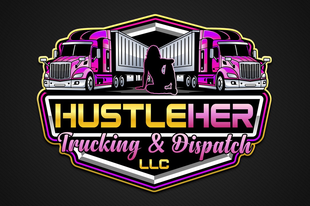 Transport Trucking Towing Logistics Dispatching Logo With Printable ...