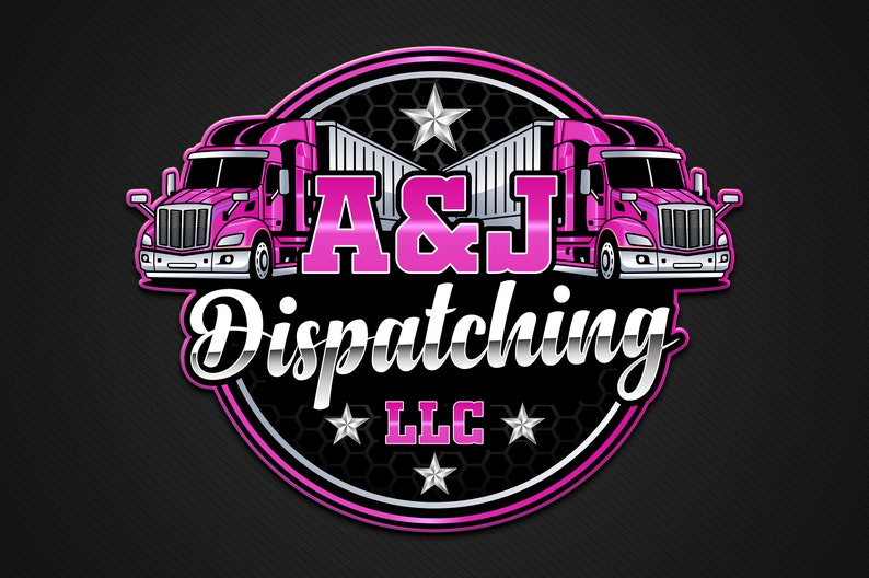 Transport Trucking Logistics Dispatching Shipping Logo Woman - Etsy