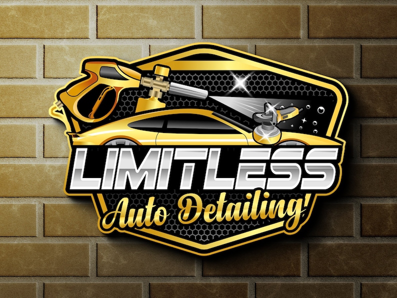 Car Detailing Logo Auto Detailing Logo Car Repair Logo - Etsy