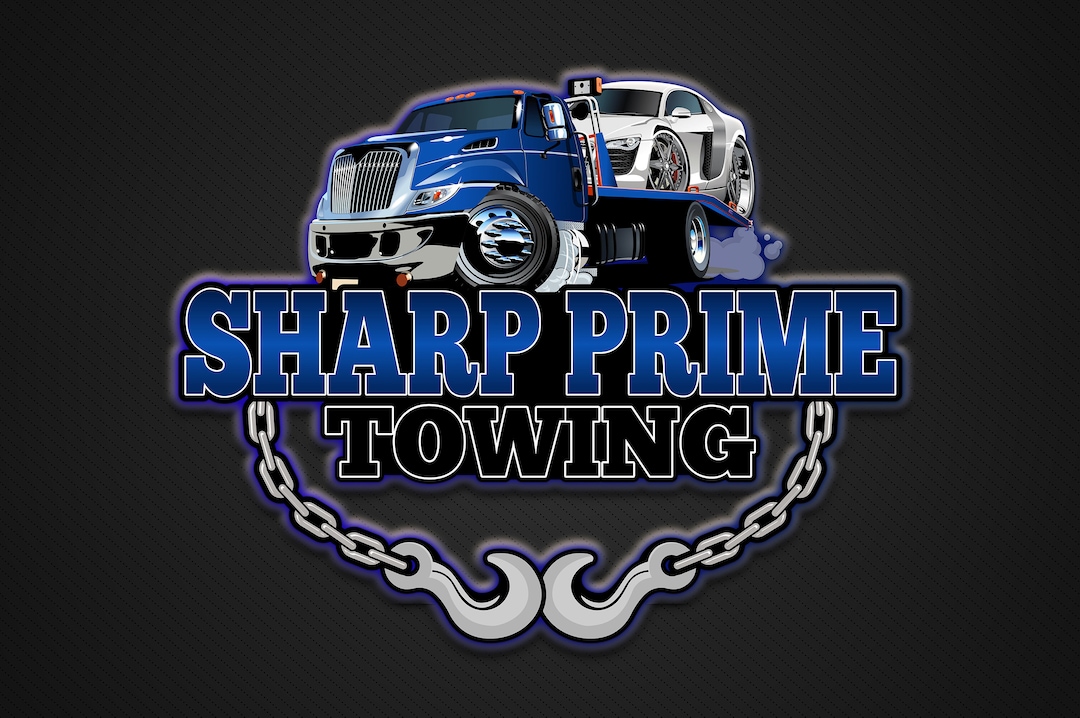 Towing Truck Logo, Towing Logo Template, Towing Chain Svg, Tow Truck 18 ...