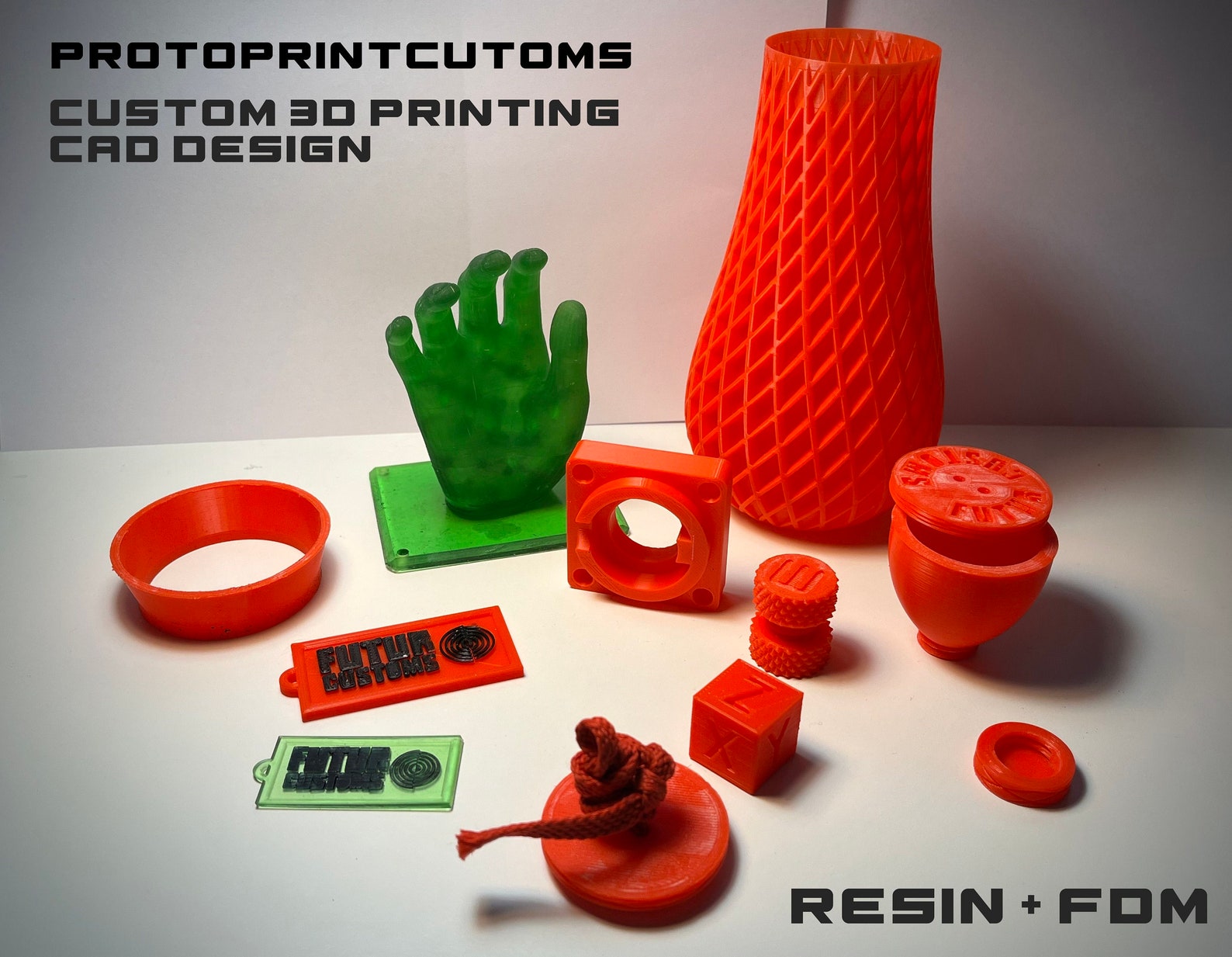 Custom 3D Printing Custom CAD Design 3D Printing on Demand Prototyping 3D Print STL Resin ...