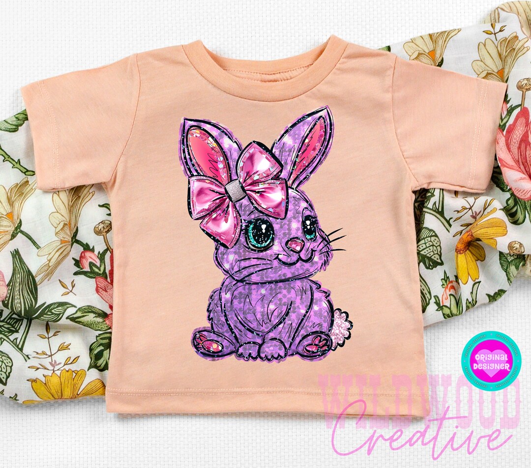 Easter Bunny PNG, Flowers Spring Easter Shirt Design Bunny Shirt Design ...