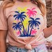 Summer PNG, Palm Tree Png, Screenprint, Preppy, Sunshine Png Comfort ...