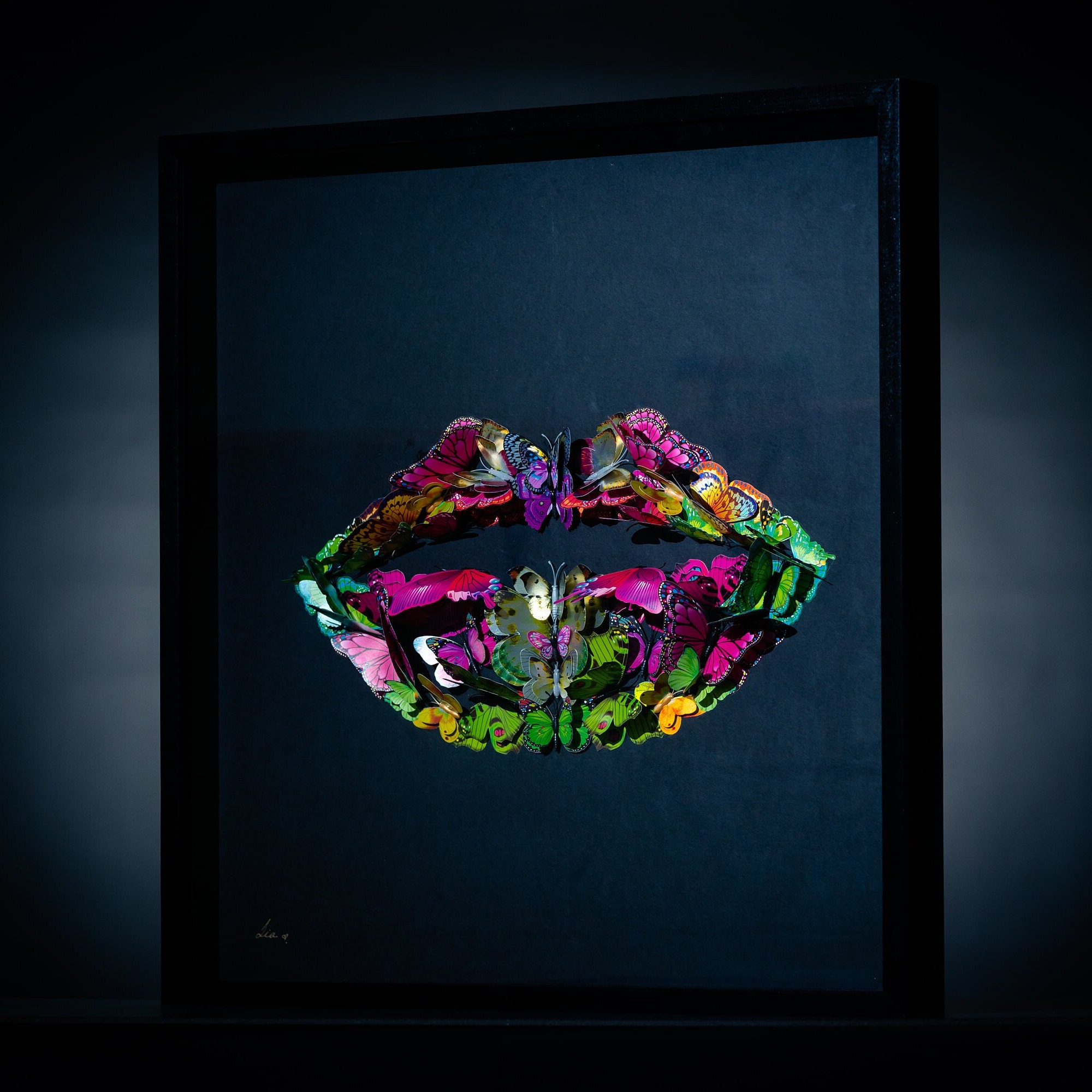 Pop Wall Art, 3D Wall Art, Butterfly Wall Art, Framed Art, Handmade ...