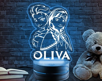 Frozen Led Lamp - Etsy