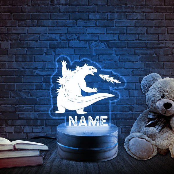Godzilla Night Light - Etsy