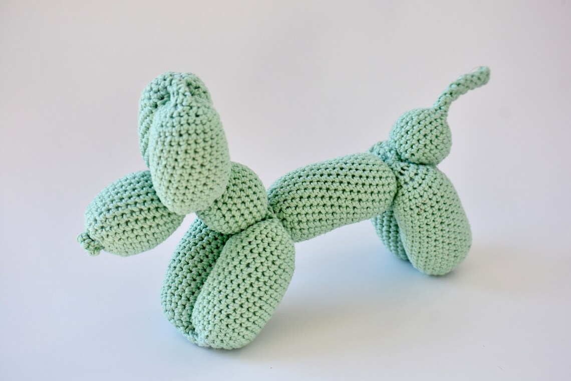 Wurst the Balloon Dog US Crochet Pattern for Download - Etsy