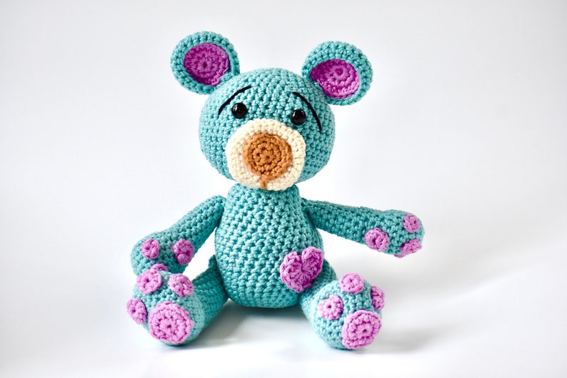 Sprinkles the Bear - US Crochet Pattern for Download - Etsy