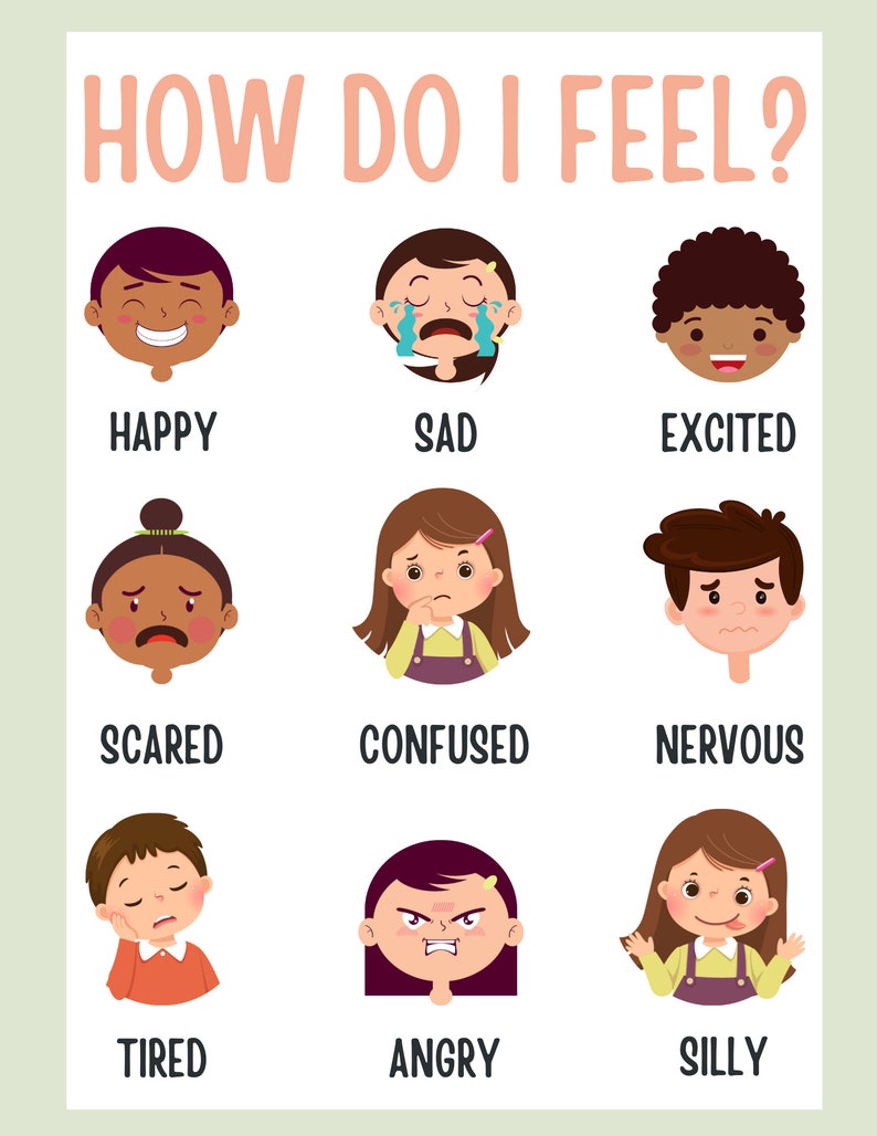 Calm Down Corner Printables Montessori Digital Posters - Etsy