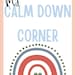 Calm Down Corner Printables Montessori Digital Posters - Etsy