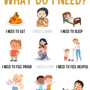 Calm Down Corner Printables, Montessori Digital Posters, Educational ...