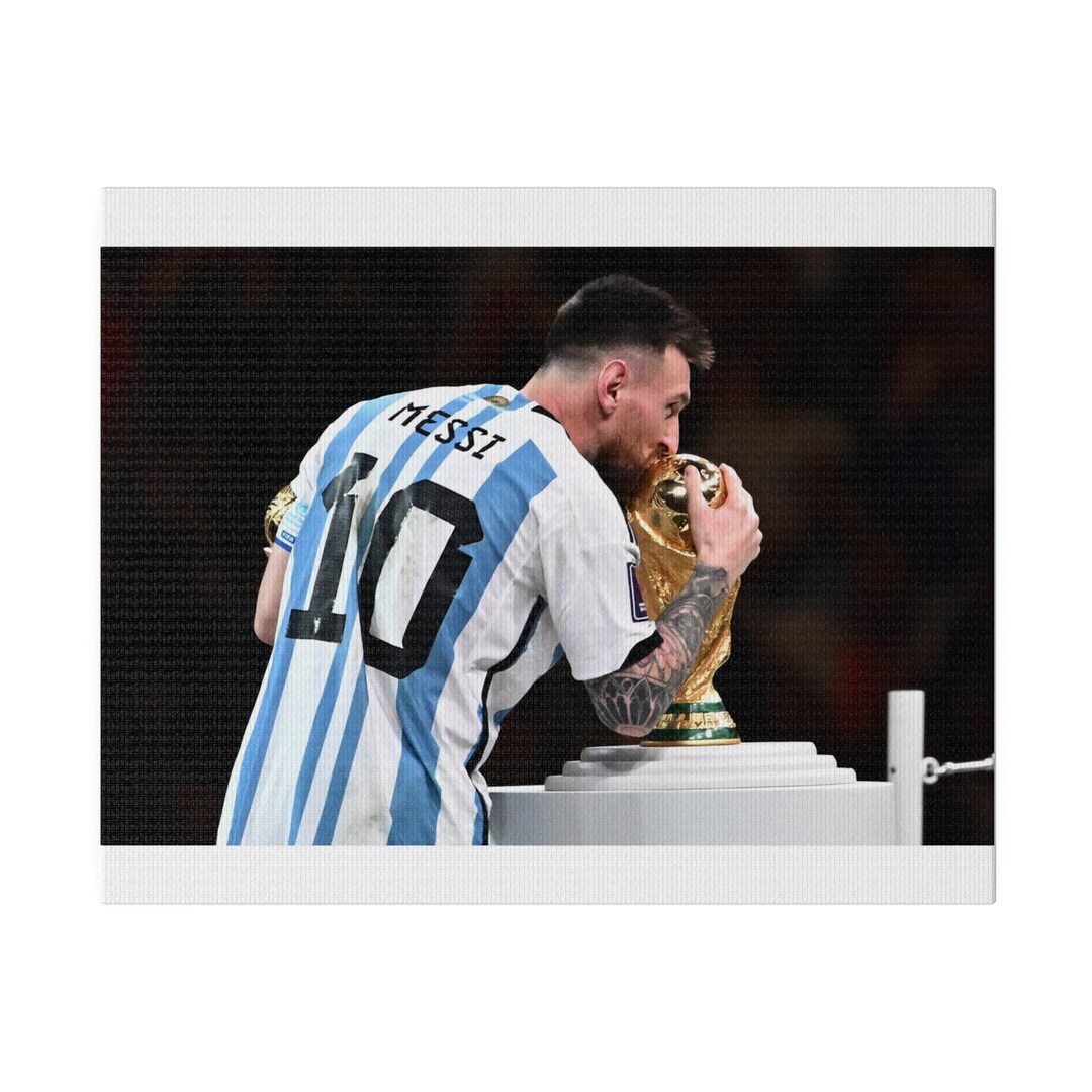 Lionel Messi Matte Canvas, Stretched, 0.75" - Etsy