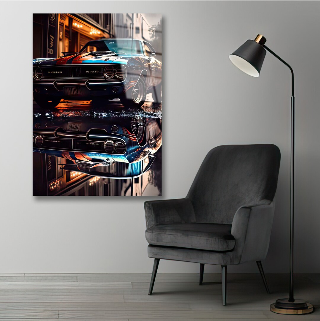Digital Art Modern Design Car Posters for Stylish Poster Decor Handmade ...