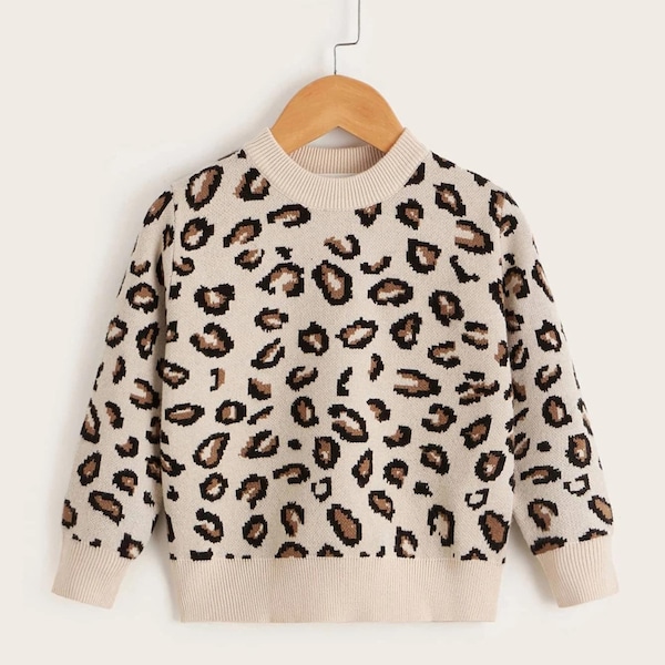 Leopard Sweater - Etsy
