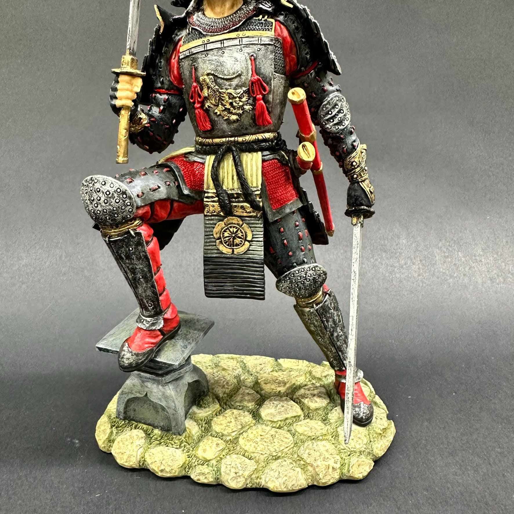 Double Sword Samurai I Japanese Statue - Etsy