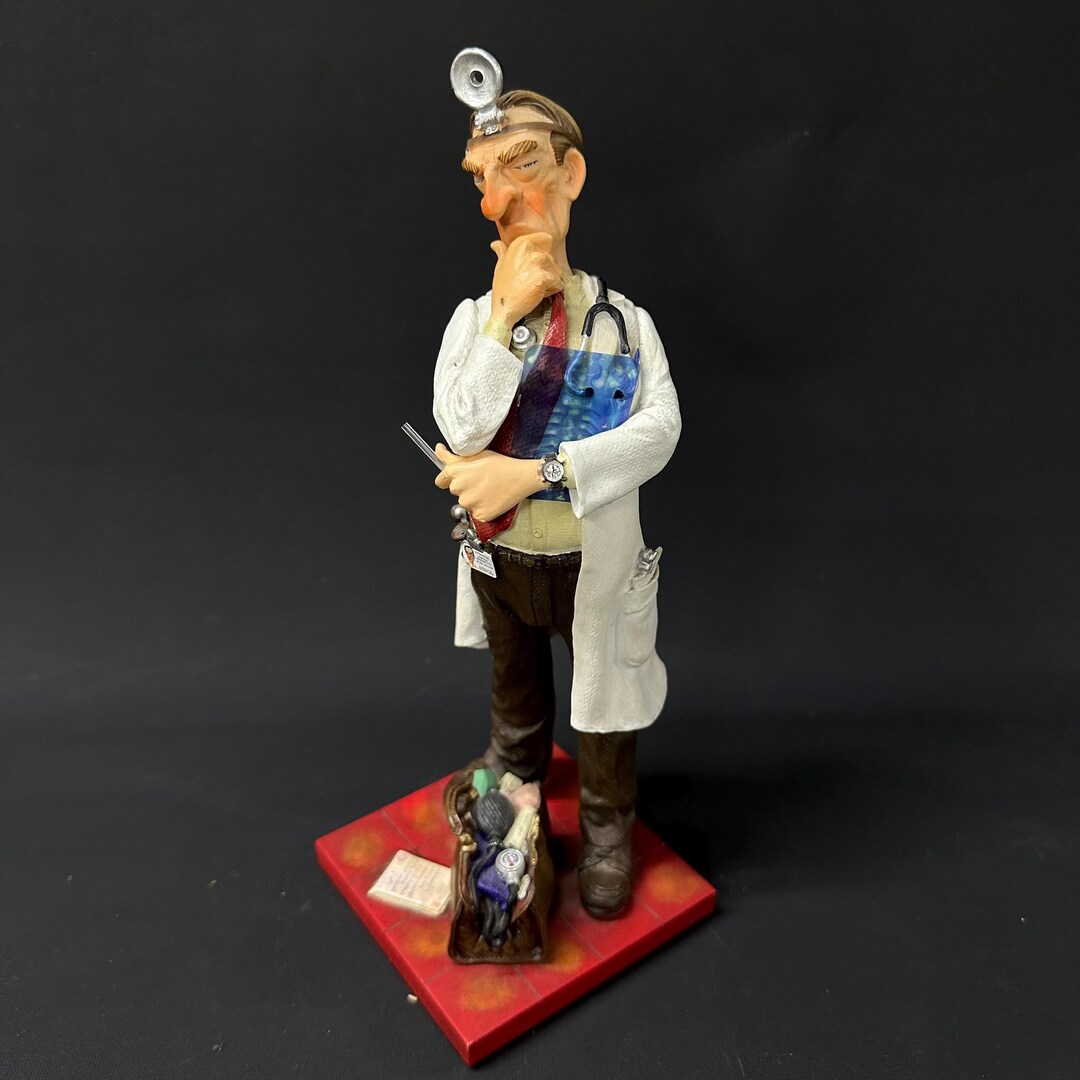 Comic Art Doctor Statue Gifts I Art Collectibles Sculpture I Handmade ...