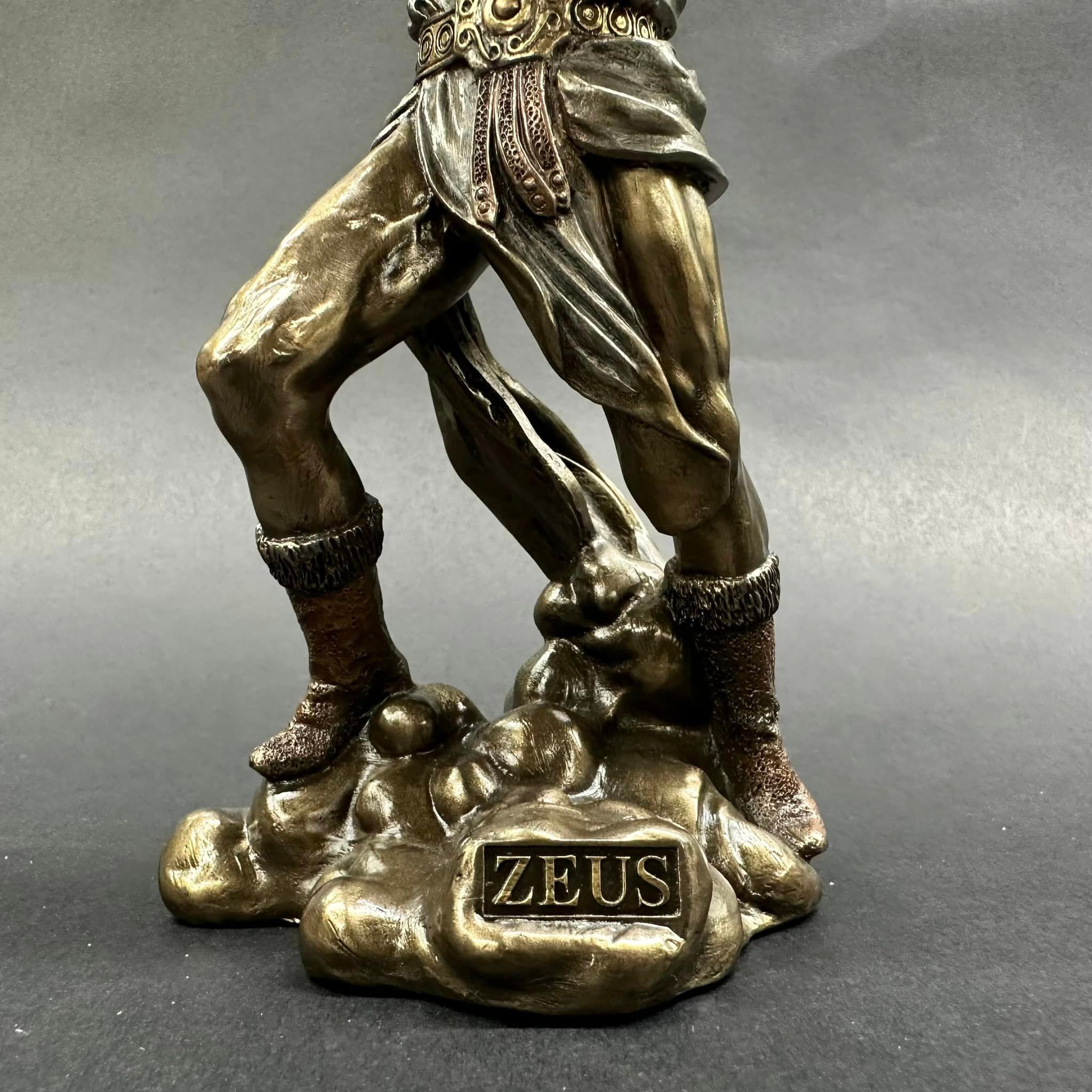 Zeus Greek Miniature Statue - Etsy