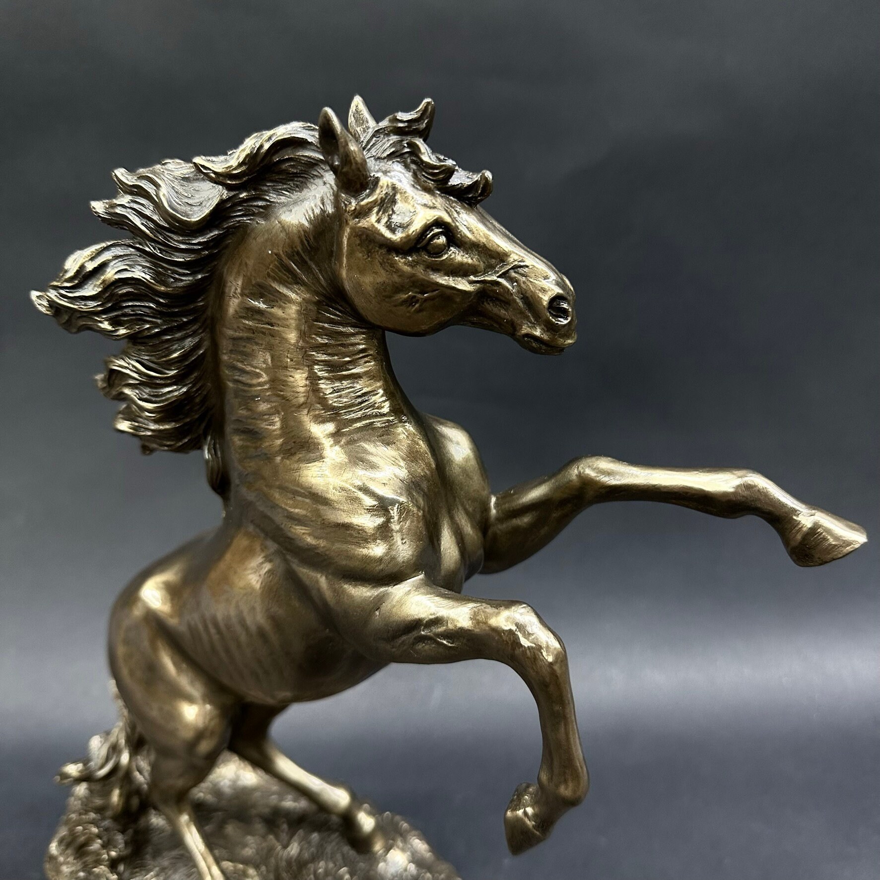 Stomping Horse Decor I Horse Art Gift I Horse Statue - Etsy