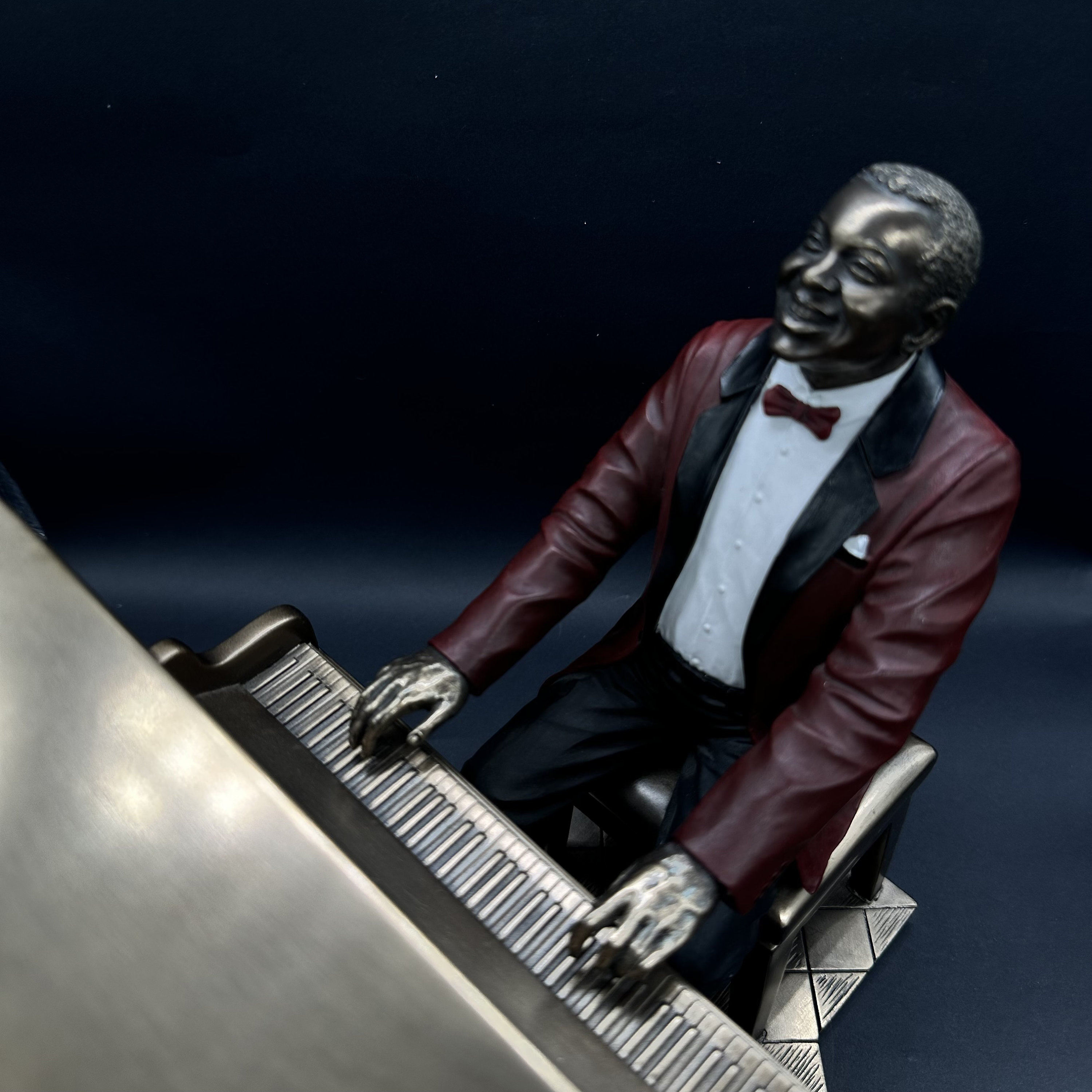 Pianist Chanter I Piano Jazz Artist Figurine I Black Male Jazz - Etsy
