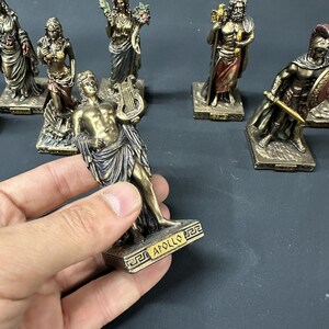 Veronese Design 3 1/4" Tall Greek Pantheon Gods Polyresin Figurines ...