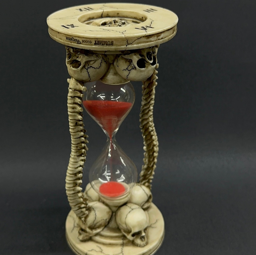 Skull Skeleton Hourglass - Etsy