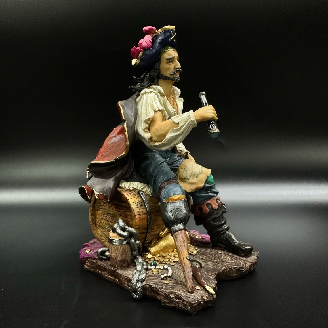Caribbean Pirate I Pirate Gift I Pirate Sculpture I Pirate - Etsy