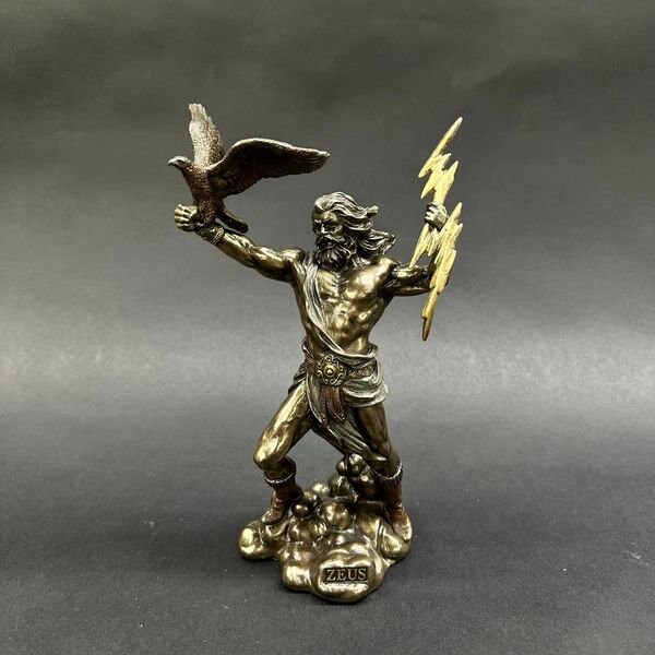 Zeus Greek Miniature Statue - Etsy