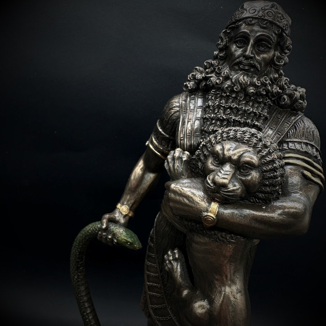 King of Uruk Gilgamesh Statue Ancient Mesopotamian Mythology Epic of ...