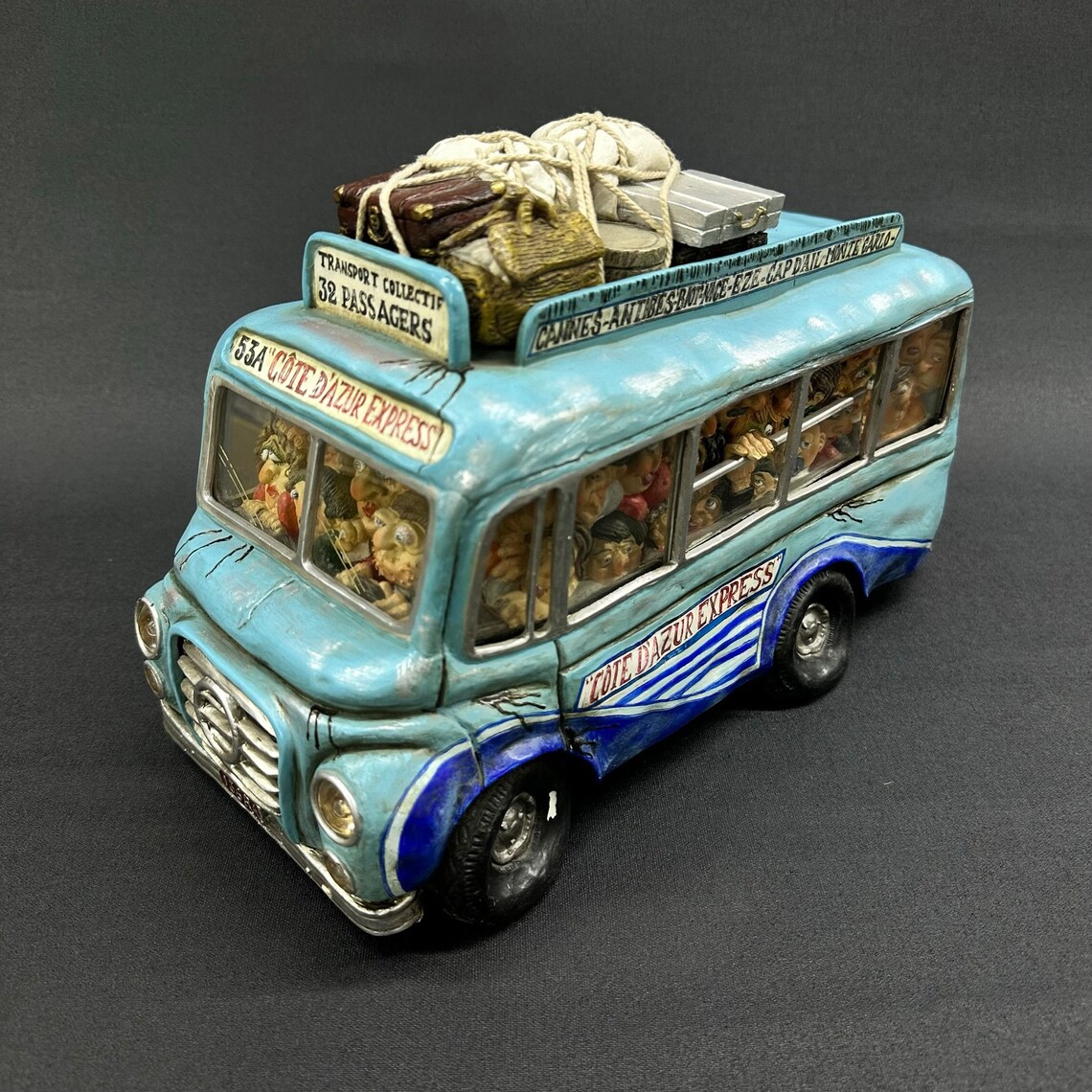 City Bus I Bus Statue I Decorative Comic Art Bus I Unique City - Etsy