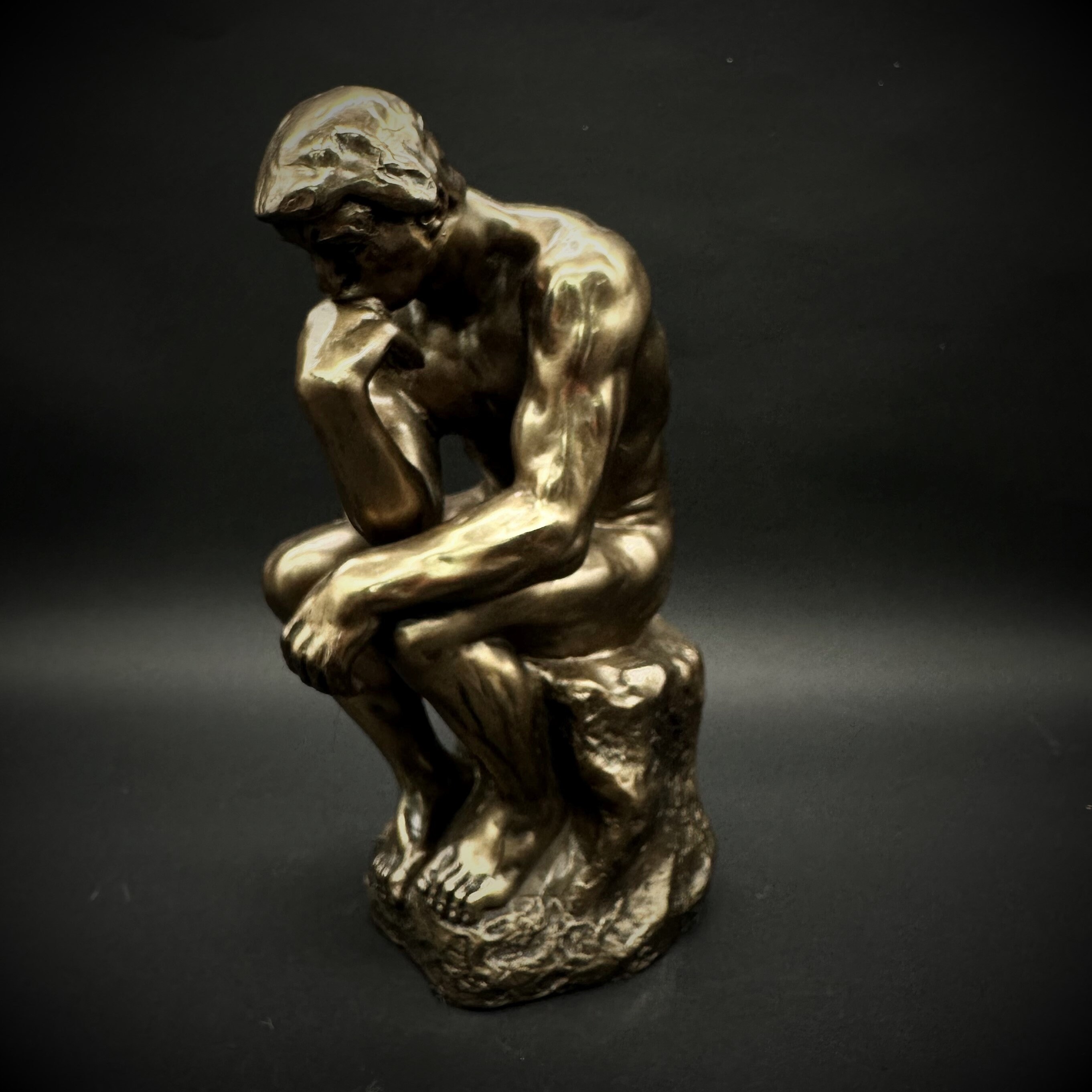 Rodins the Thinker Man Mini Sculpture Art Objects Decor - Etsy