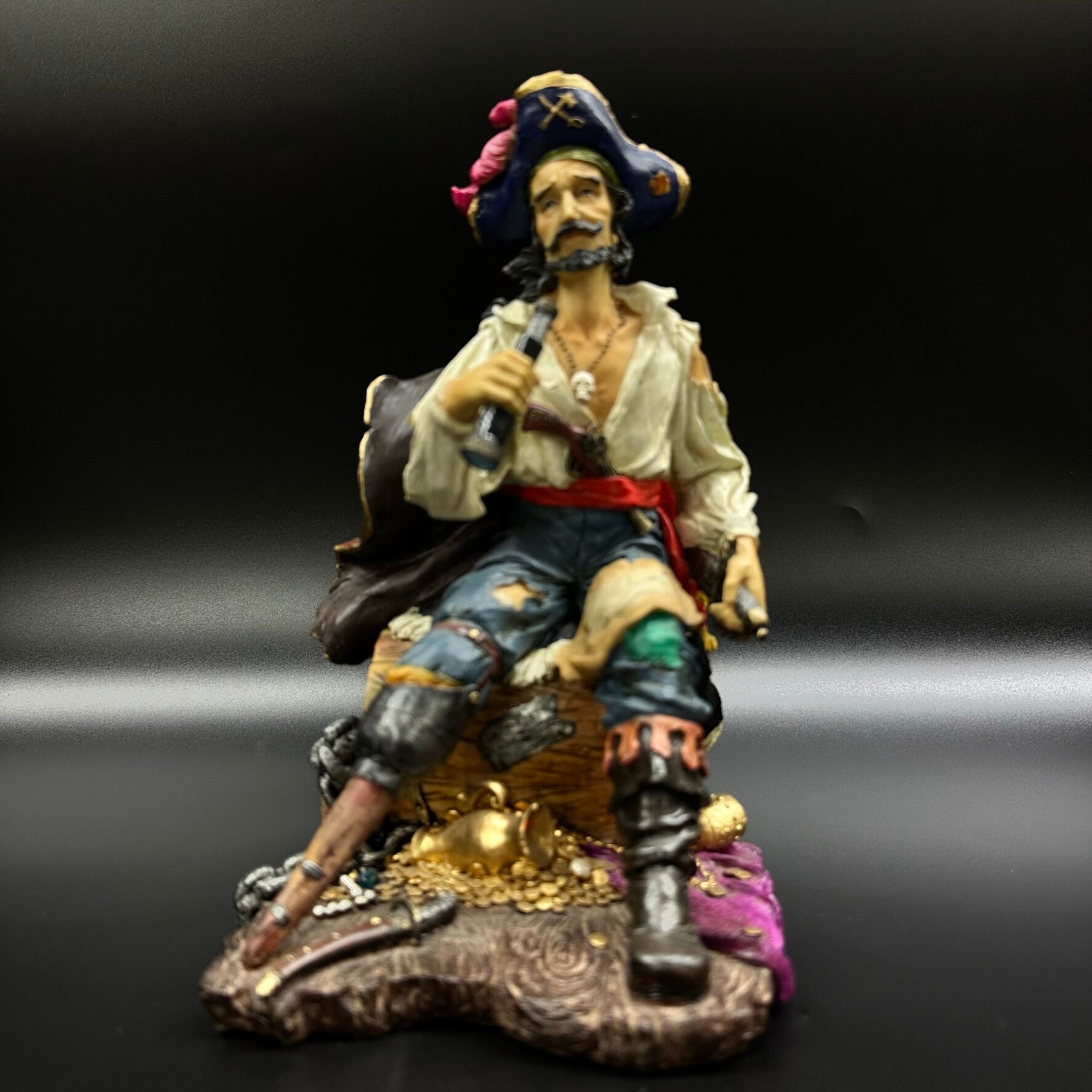 Caribbean Pirate I Pirate Gift I Pirate Sculpture I Pirate - Etsy