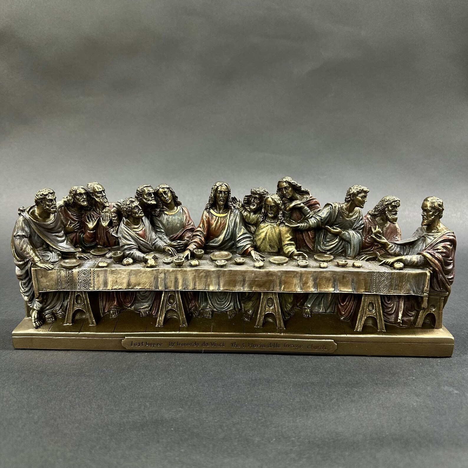 The Last Supper by Leonardo Da Vinci I Jesus With the Twelve Apostles I ...