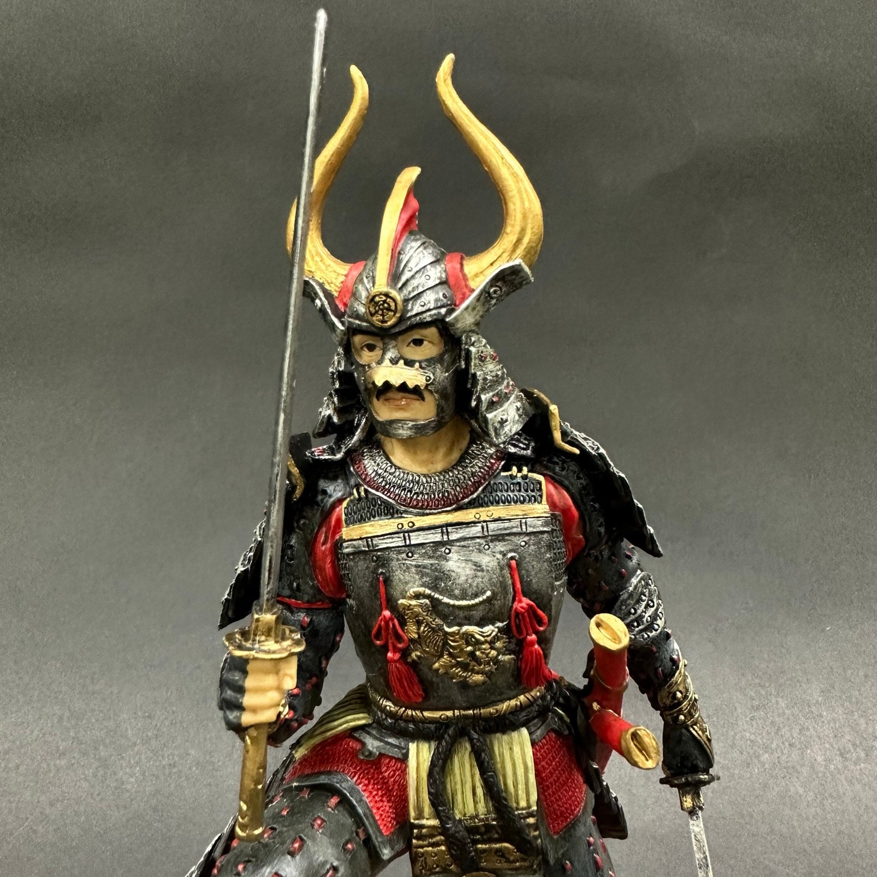 Double Sword Samurai I Japanese Statue - Etsy