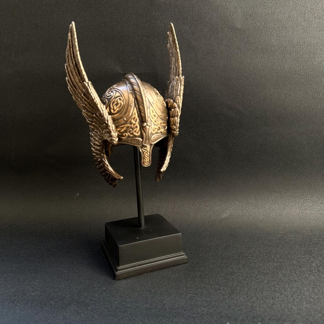 Veronese Design 9 1/4 Inch Winged Valkyrie Helmet Cold Cast Resin ...