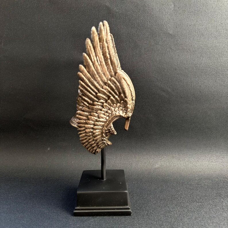 Veronese Design Winged Valkyrie Helmet Cold Cast Resin Bronze Finish ...