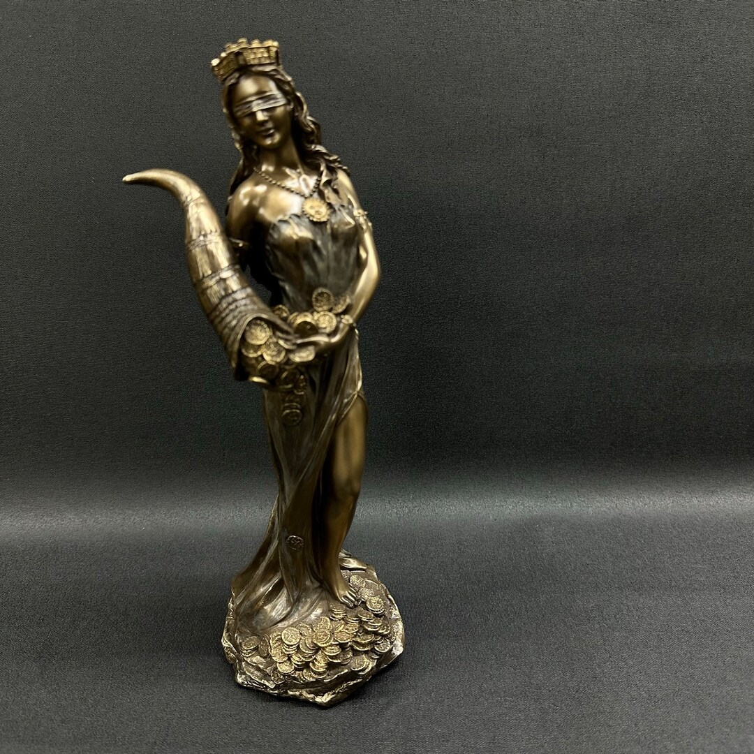 Fortuna Greek Mythology Goddess Statue - Etsy